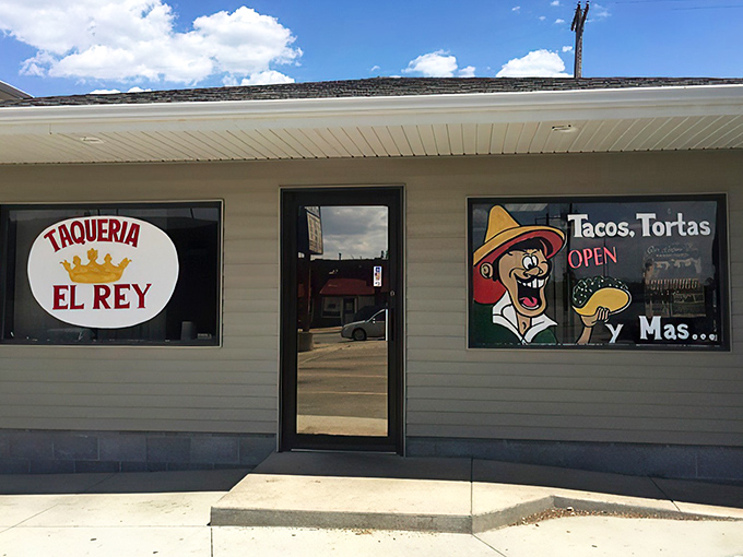 The unassuming exterior of Taqueria El Rey might not stop traffic, but locals know this modest storefront houses culinary treasures worth the journey.