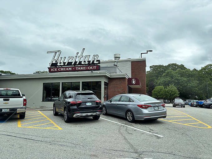 The modest exterior of Puritan Backroom belies the culinary treasures within. Like finding a winning lottery ticket in last year's winter coat.