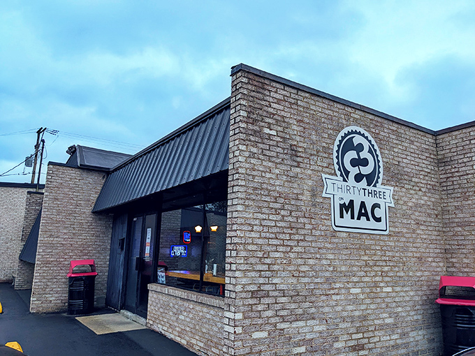 The unassuming brick exterior of 33 on Mac hides a cheese-lover's paradise within. Like finding a treasure map in your attic.