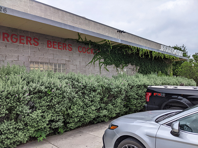 The unassuming exterior of Rodeo Goat hides culinary treasures within. Like a book you can't judge by its cover, this concrete building houses burger perfection.