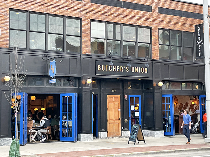 The unassuming brick fa&ccedil;ade with striking blue doors is Grand Rapids' worst-kept secret. Like finding a speakeasy without needing the password.