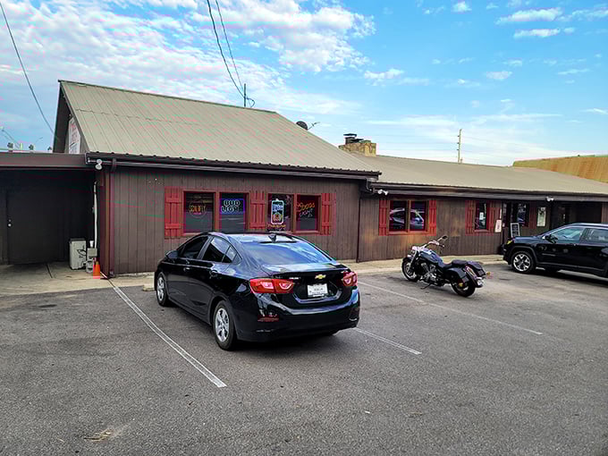 The unassuming exterior of Tater Patch might fool you, but locals know this rustic cabin-like building houses some of Missouri's most satisfying comfort food.