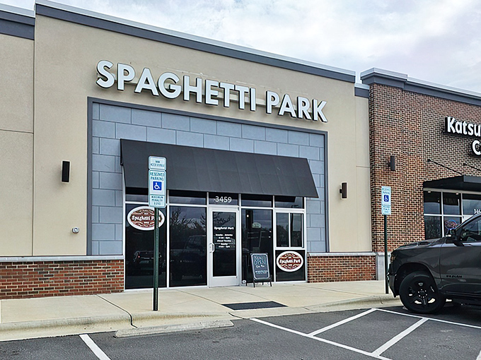 Spaghetti Park's unassuming exterior in Clemmons hides culinary treasures within&mdash;like finding an Italian masterpiece at your local strip mall.
