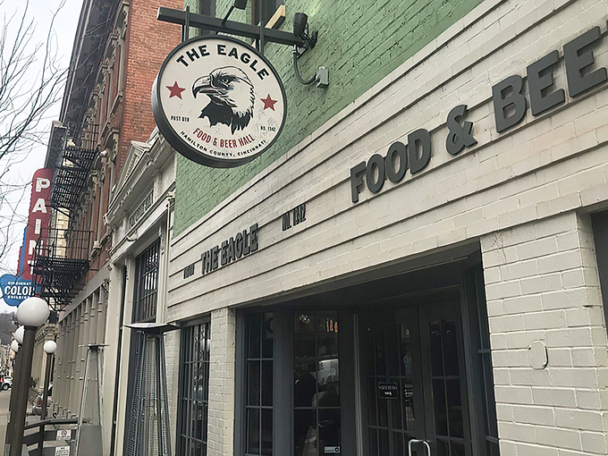 The Eagle's iconic sign beckons hungry travelers to this former post office building. Cincinnati's Over-the-Rhine neighborhood got a serious flavor upgrade.