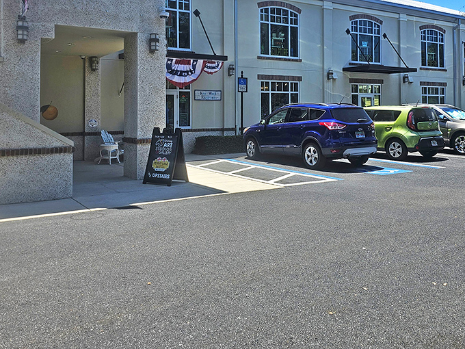 Peek through the window at Penny Lane and you'll spot treasures that would make any Beatles fan's heart skip a beat. The vibrant red walls set the perfect backdrop for Fab Four history.
