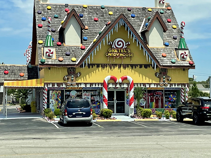 Hansel and Gretel would be jealous! This storybook cottage on Highway 17 in Surfside Beach isn't trying to lure children&mdash;just everyone with a sweet tooth.