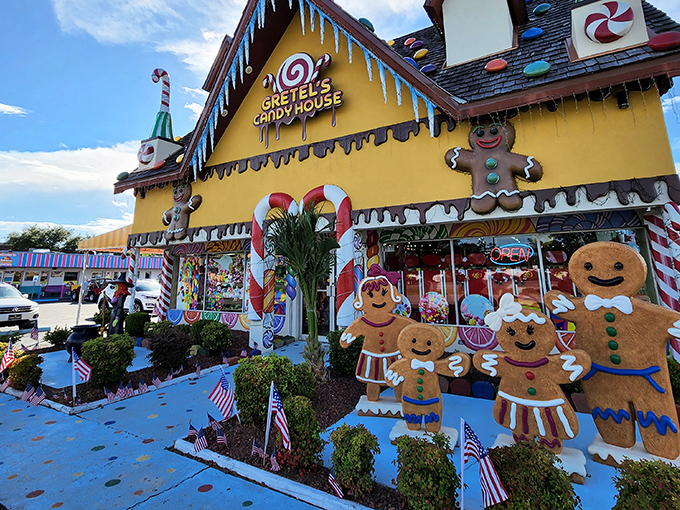 Hansel and Gretel would be jealous! This storybook cottage on Highway 17 in Surfside Beach isn't trying to lure children—just everyone with a sweet tooth.