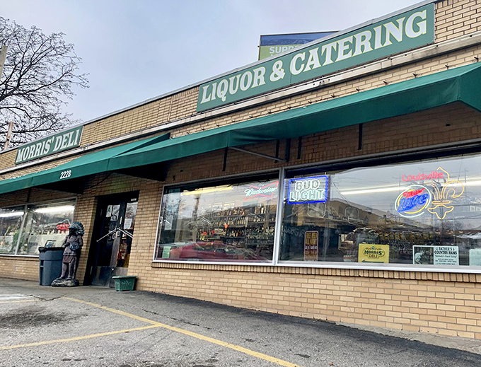 The unassuming brick exterior of Morris Deli hides culinary treasures within. Like finding a diamond in your grandmother's junk drawer.