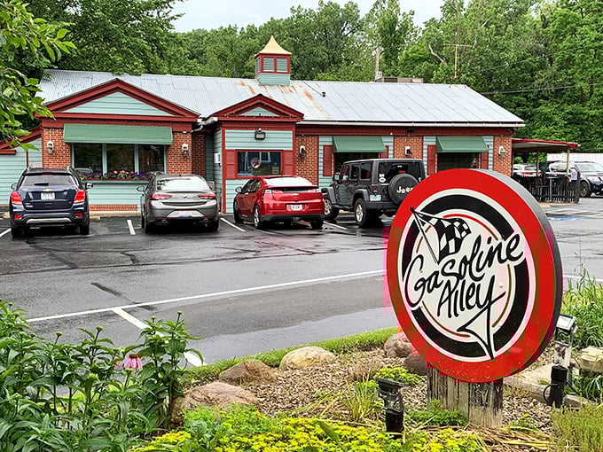The unassuming exterior of Gasoline Alley hides culinary treasures within. Like finding a Picasso at a yard sale, prepare to be delightfully surprised.