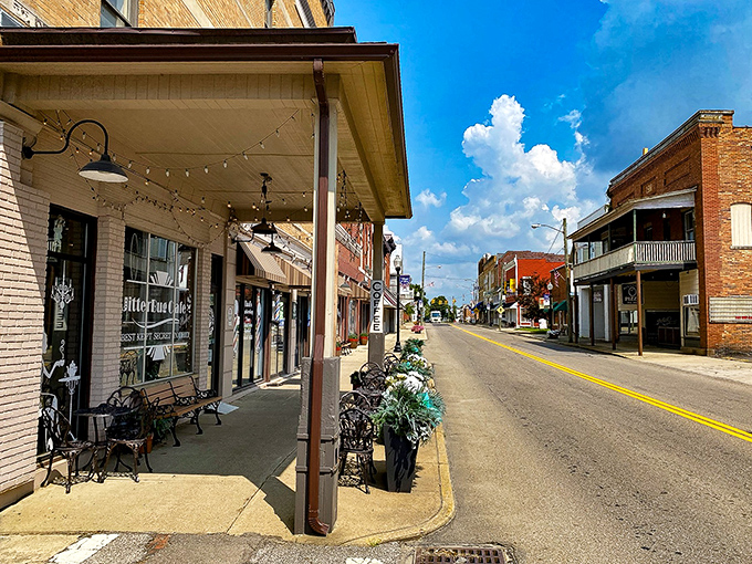 Main Street magic! Utica's historic downtown showcases a perfect blend of architectural styles that tell the story of small-town America through its well-preserved facades.