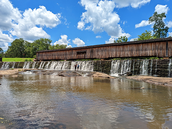 Where rushing waters meet historic craftsmanship&mdash;Watson Mill Bridge stands as Georgia's longest covered bridge, offering a postcard-perfect scene in any season.