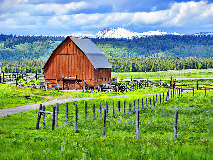Country roads take me home&mdash;or in this case, to weathered barns and golden meadows stretching toward mountains that seem to whisper, "Slow down, city slicker."