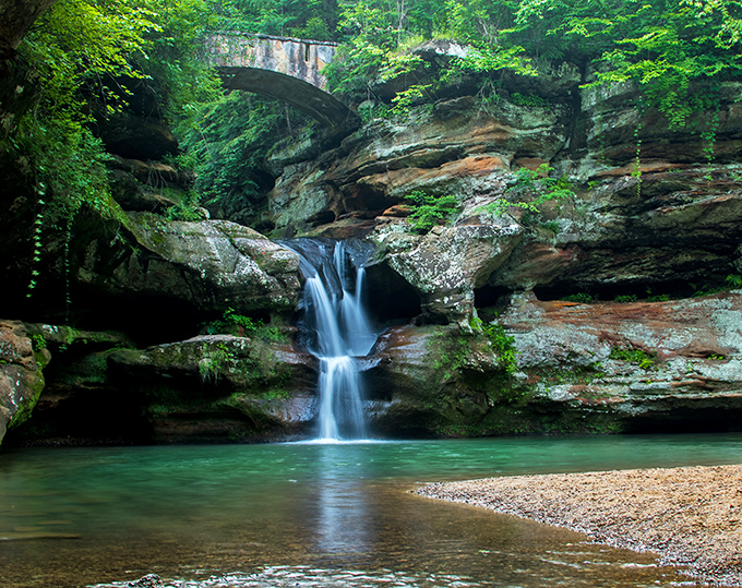 Nature's own architectural marvel, this sandstone walkway feels like stepping into a fantasy novel where the rocks tell ancient stories.