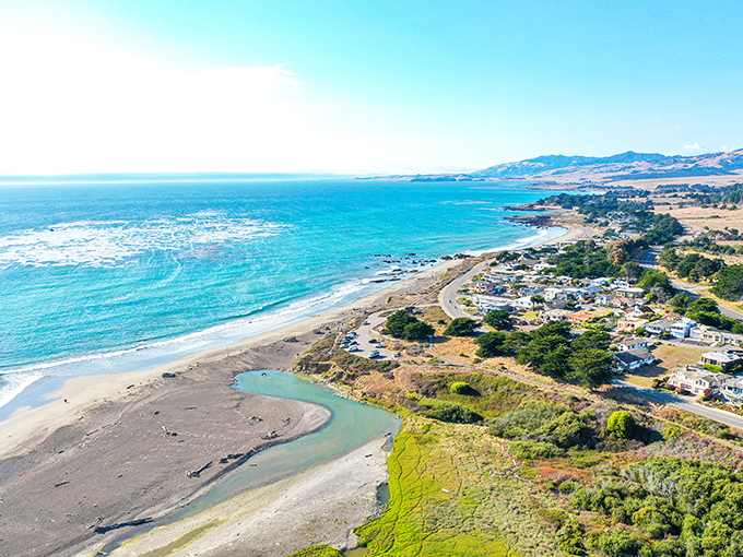 Cambria's coastline unfolds like nature's IMAX theater&mdash;where the Pacific meets pristine beaches and charming neighborhoods nestled among Monterey pines.