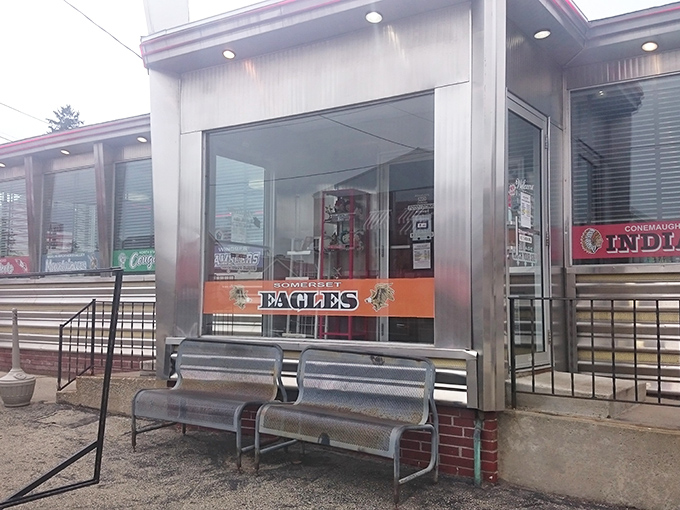 The quintessential American diner dream&mdash;gleaming stainless steel exterior catching Pennsylvania sunlight like it's auditioning for a Springsteen album cover.