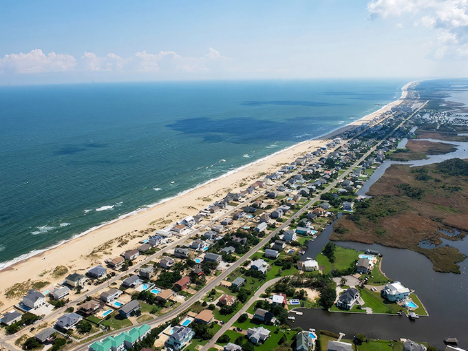 The view that makes you question why you ever vacation anywhere else. Miles of pristine coastline where the Atlantic meets quaint beachfront homes.