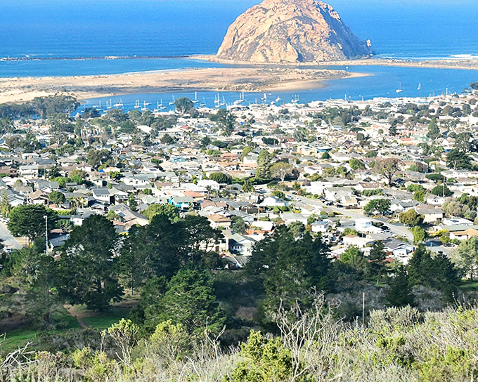 Morro Bay's iconic rock stands sentinel over this coastal paradise, where small-town charm meets nature's grandeur in perfect California harmony.