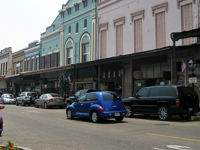Historic buildings with character to spare line downtown Grass Valley, where Gold Rush architecture meets modern small-town charm.