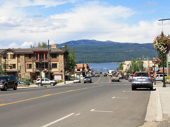 Main Street, McCall &ndash; where small-town charm meets big mountain views. The kind of place where you can actually hear yourself think.