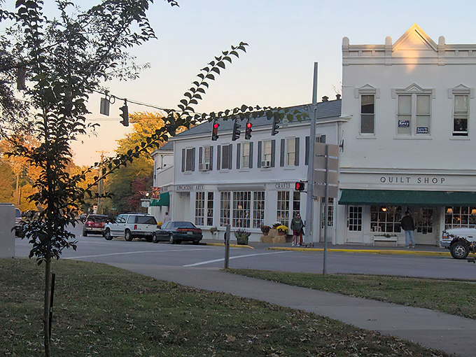 Berea's historic downtown looks like a Norman Rockwell painting came to life, complete with American flags and charming storefronts that whisper stories of simpler times.
