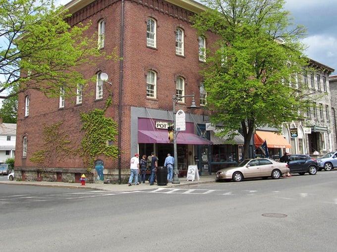 Walked into this quiet Massachusetts town for coffee, walked out with a pottery mug, a new friend named Ed, and enough warmth to last the week.