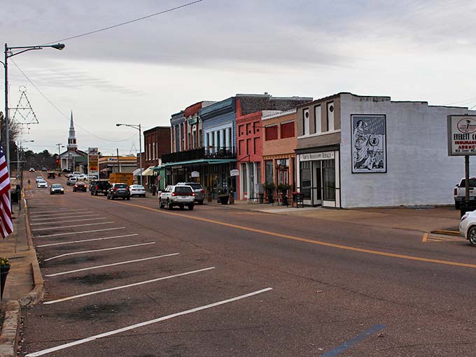 Main Street stretches before you like a Norman Rockwell painting come to life, where historic storefronts whisper stories of Mississippi's past.