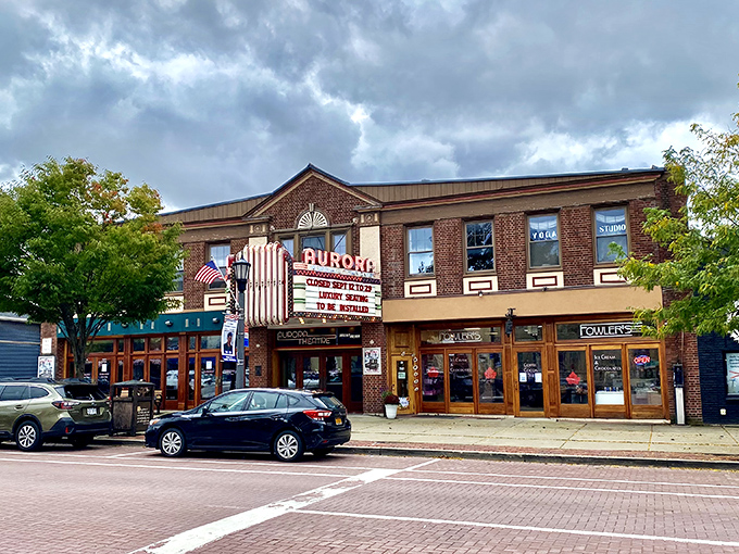 Main Street's brick buildings house local businesses that have somehow survived the retail apocalypse by offering something radical – things people actually want.