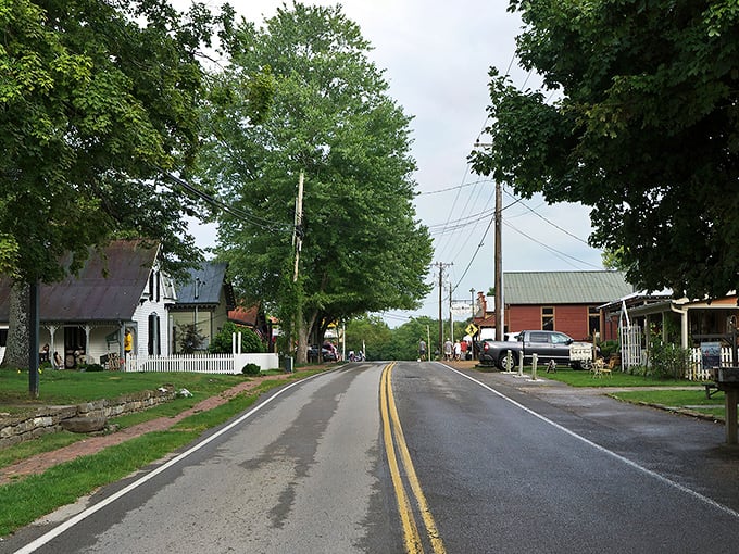 Main Street simplicity at its finest &ndash; where the only traffic jam might be caused by folks stopping to chat about last night's potluck.
