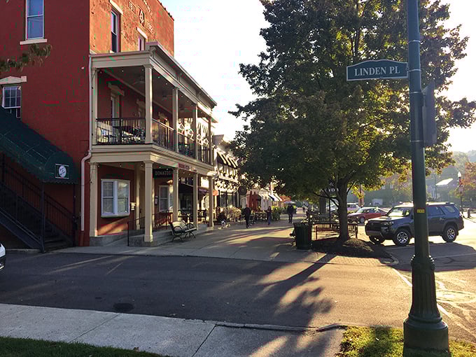 Sunlight dances across Broadway's historic facades, painting Granville in golden hues that make even hurried souls slow their pace.