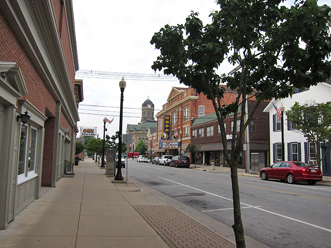Downtown Wapakoneta's brick-lined streets and historic architecture transport you to a simpler time when people actually said hello to strangers.