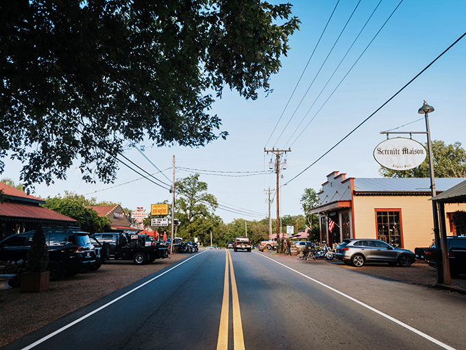 Main Street simplicity at its finest &ndash; where the double yellow line might be the busiest thing in town, and that's exactly the point.
