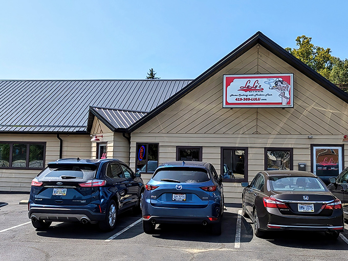 Unassuming on the outside, life-changing on the inside. Lulu's tan exterior and metal roof hide breakfast treasures worth crossing county lines for.