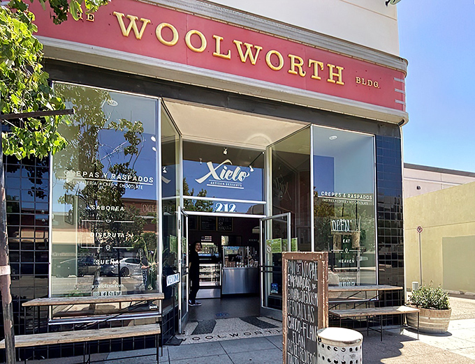 The historic Woolworth Building houses sweet treasures within. Xielo's modern bakeshop brings new life to this classic Oxnard landmark.