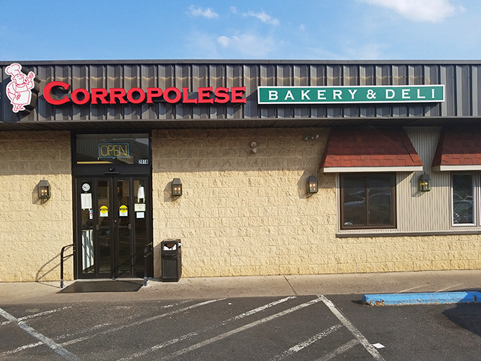 The unassuming storefront of Corropolese might not scream "food paradise," but locals know this modest exterior hides Pennsylvania's tomato pie royalty.