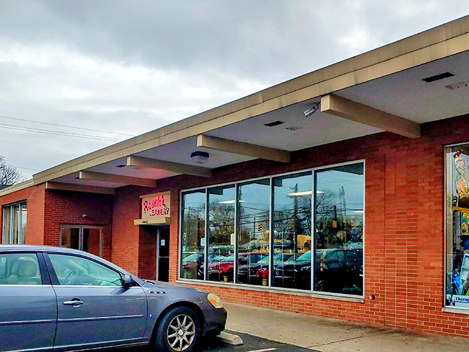 The unassuming brick exterior of Resch's Bakery proves once again that culinary treasures often hide in plain sight, waiting for curious food adventurers.