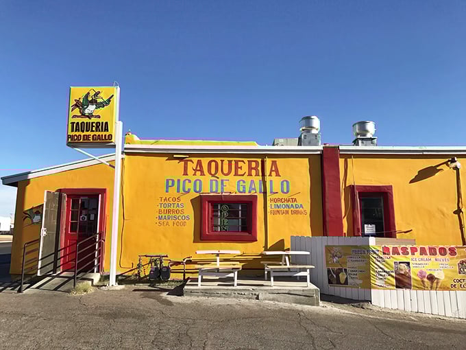 The sunshine-yellow exterior isn't just a building&mdash;it's a beacon of hope for hungry travelers across Arizona's desert landscape.