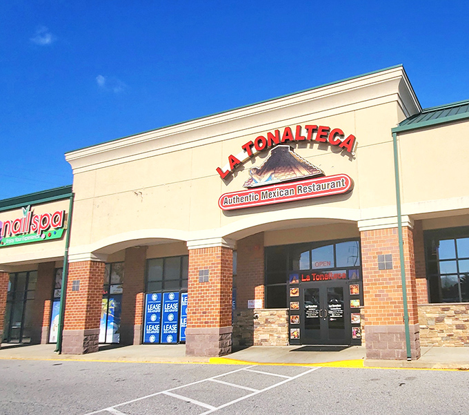 La Tonalteca's unassuming strip mall exterior hides a culinary fiesta waiting inside, proving once again that the best Mexican treasures require a bit of exploration.