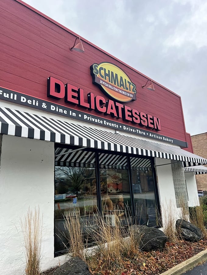 Welcome to Schmaltz, where the exterior is as unassuming as Clark Kent, but inside? Pure sandwich superhero headquarters. 