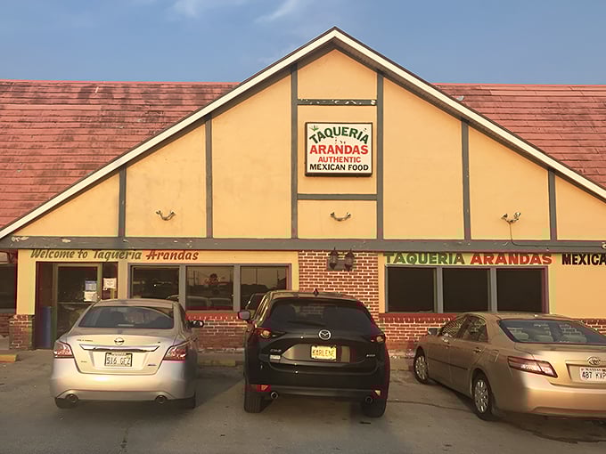 The A-frame architecture isn't just charming&mdash;it's a beacon for burrito pilgrims. This unassuming exterior houses Kansas City's most authentic Mexican flavors.