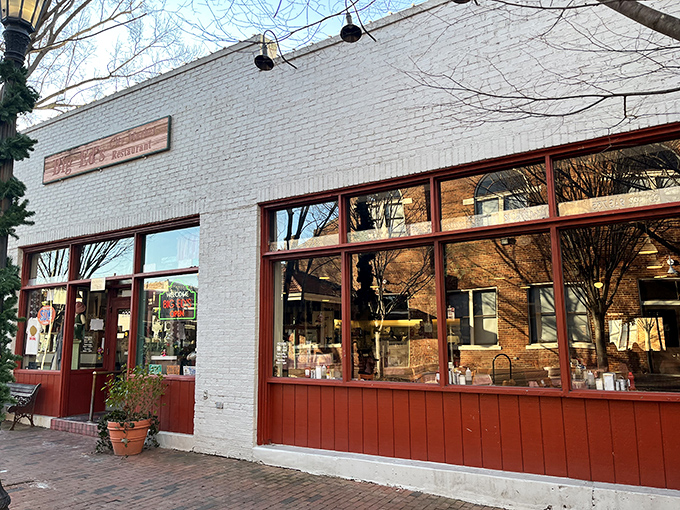 The unassuming white brick exterior of Big Ed's belies the culinary treasures within. Like finding a $100 bill in an old jacket pocket.