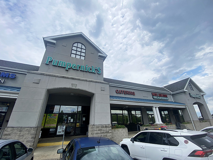 Welcome to Pumpernick's, where the exterior might not win beauty contests, but the flavors inside are runway-ready. This unassuming facade hides a treasure trove of deliciousness!