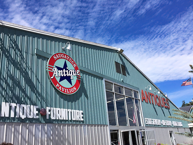 The turquoise treasure chest of Douglas beckons with its iconic red star logo&mdash;like a vintage-loving lighthouse guiding you home.