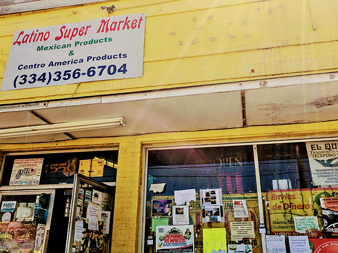 The bright yellow exterior of Latino Super Market houses a culinary treasure within. Like finding a diamond in a box of Cracker Jacks, but tastier.