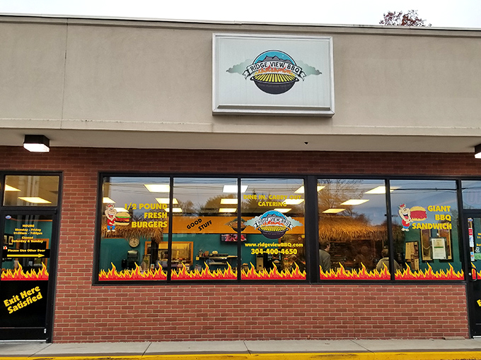 The unassuming storefront with its flame-decorated windows is like a beacon to barbecue pilgrims. Smoke signals that say "come hungry, leave happy."