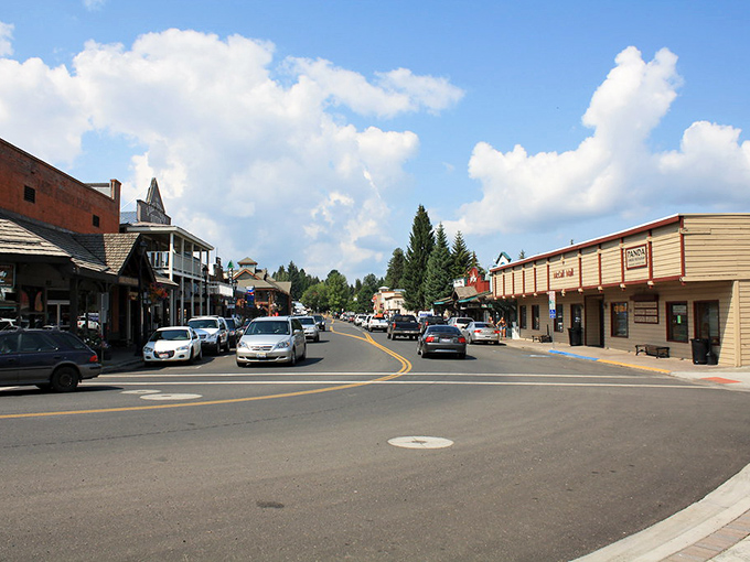 Main Street, McCall &ndash; where small-town charm meets big mountain views. The kind of place where you can actually hear yourself think.