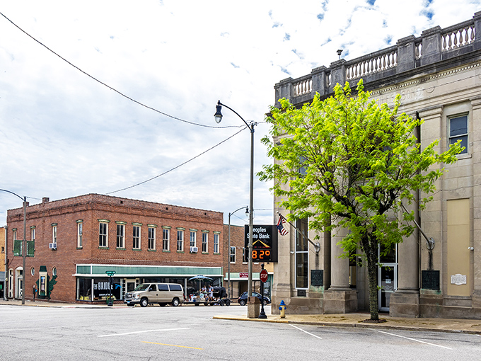 Greenville's historic downtown square looks like it was plucked from a Norman Rockwell painting, complete with that courthouse that's seen more stories than a librarian.