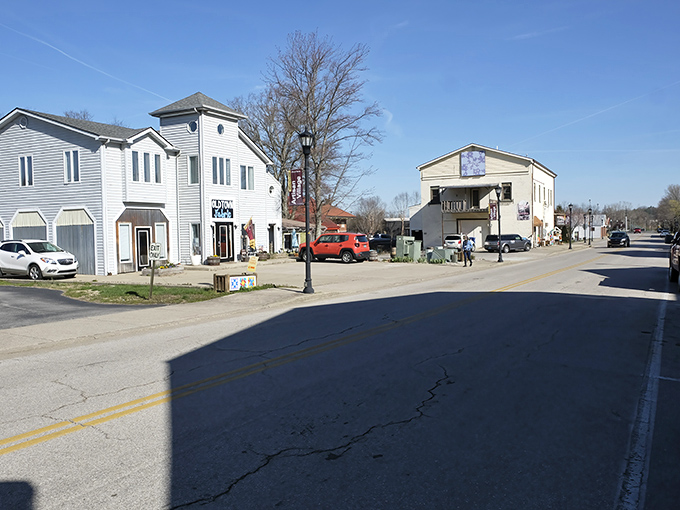 Berea's historic downtown looks like a Norman Rockwell painting came to life, complete with American flags and charming storefronts that whisper stories of simpler times.