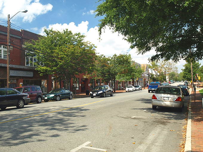 Chestertown's tree-lined main street offers the perfect small-town tableau – where parking is plentiful and rush hour means three cars at a stop sign.