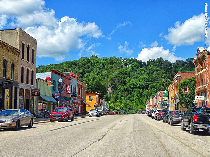 Lanesboro's main street looks like a movie set, but the relaxed locals strolling about remind you this is real small-town Minnesota magic.