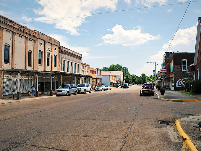 Main Street stretches before you like a Norman Rockwell painting come to life, where historic storefronts whisper stories of Mississippi's past.